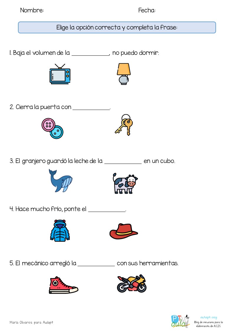 Completa la frase: Elige la opción correcta Completa la frase: Elige la opción correcta