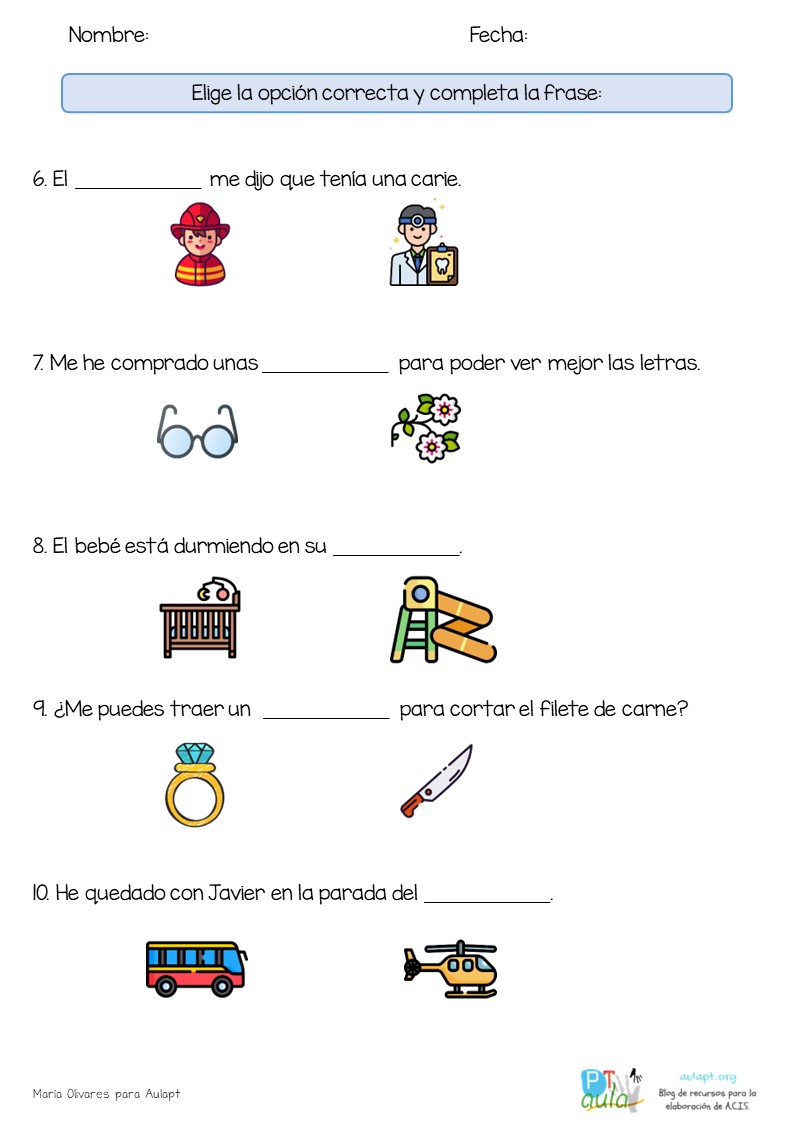 Completa la frase: Elige la opción correcta Completa la frase: Elige la opción correcta