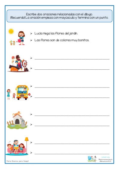 Mayúscula y punto en oraciones