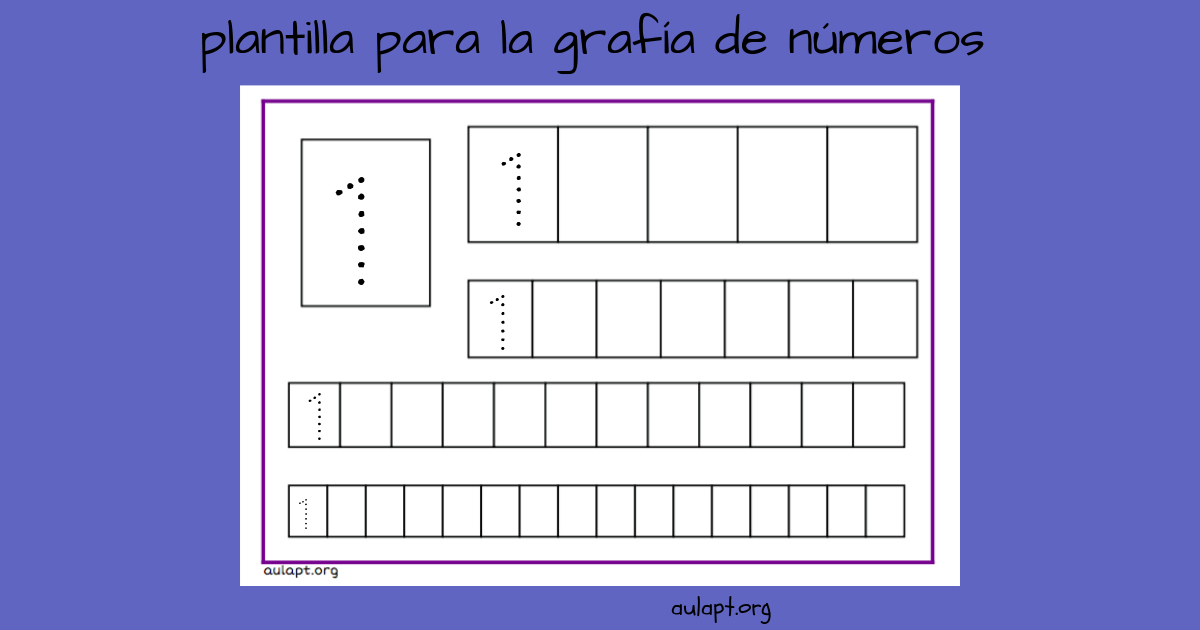plantilla-para-la-grafia-de-numeros - Aula PT
