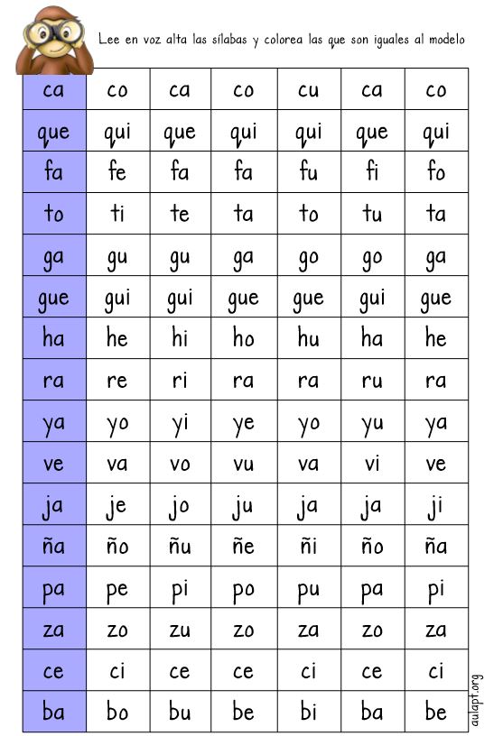 Silabas Directas - 29 Fichas Lectoescritura Gratis Para FD9