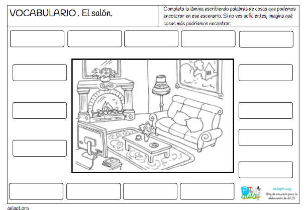 vocabulario el salón - Aula PT