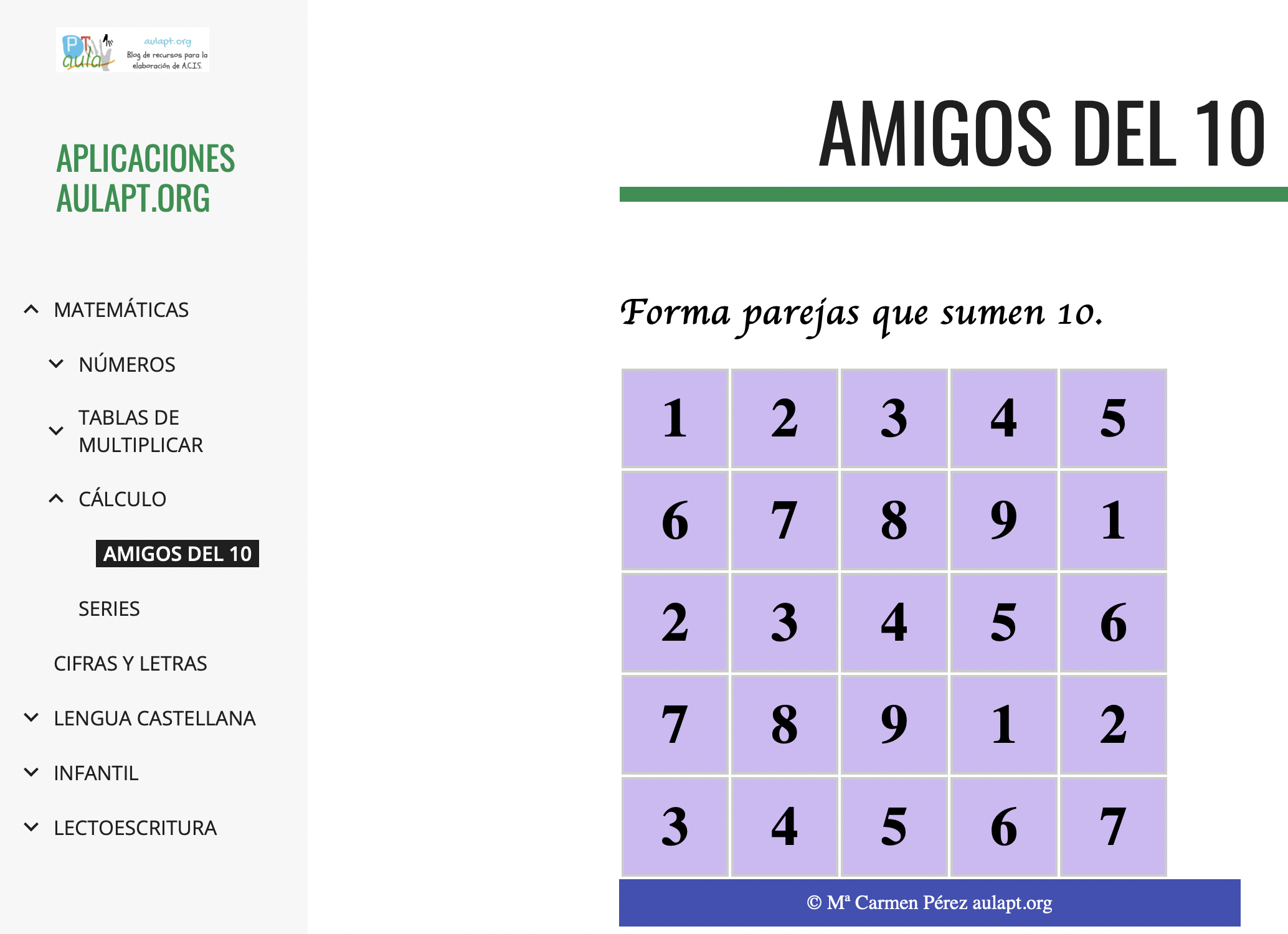 AMIGOS DEL 10 - Aula PT